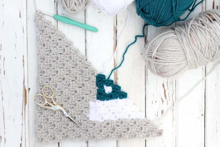Mitten C2C Crochet Afghan Graph - Free Pattern