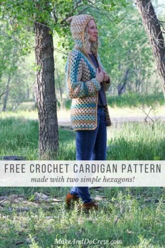 Easy Crochet Sweater Pattern - The Campfire Cardigan Part 3