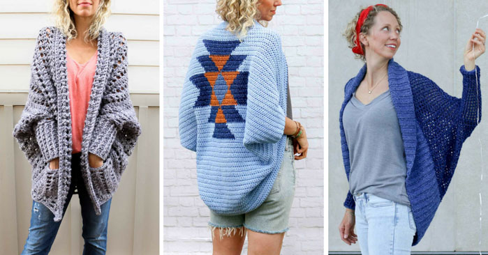The Campfire Cardigan - Free Crochet Hexagon Sweater Pattern