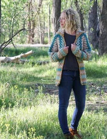 Easy Crochet Sweater Pattern - The Campfire Cardigan Part 3