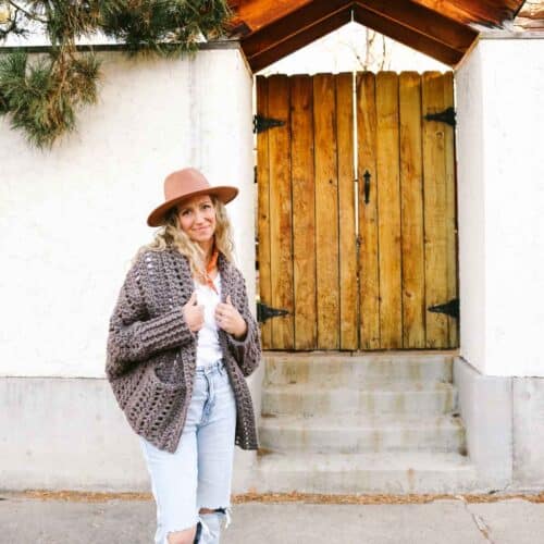 Free Crochet Sweater Pattern + Tutorial - The Campfire Cardigan (Part 2)