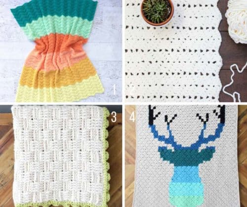 Sedona Fringed Crochet Throw - Free Pattern from Make & Do Crew