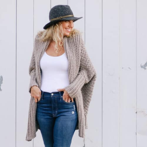 Free Crochet Sweater Pattern + Tutorial - The Campfire Cardigan (Part 2)