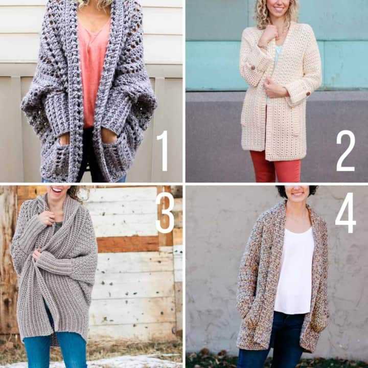 The Campfire Cardigan - Free Crochet Hexagon Sweater Pattern