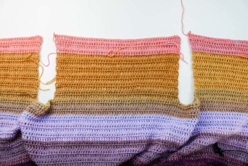 Remix Cardigan Using Deconstructed Yarn Cakes (Free Crochet Pattern!)