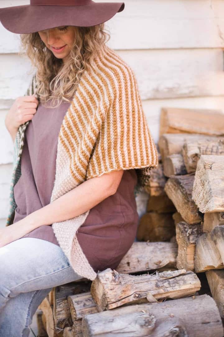 Easy Tunisian Crochet Scarf Pattern for Beginners