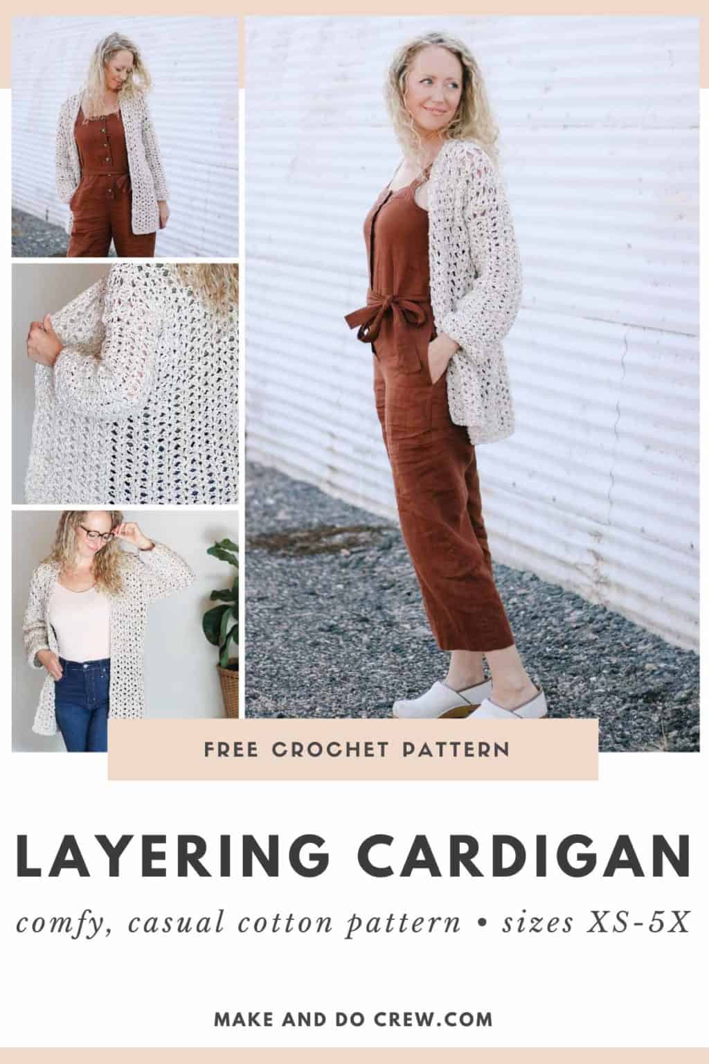 Simple Crochet Jacket - Free Pattern » Make & Do Crew