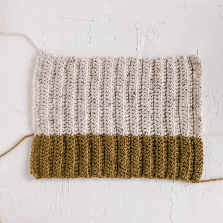 How to Crochet a Hat - Ribbed Beanie for Beginners