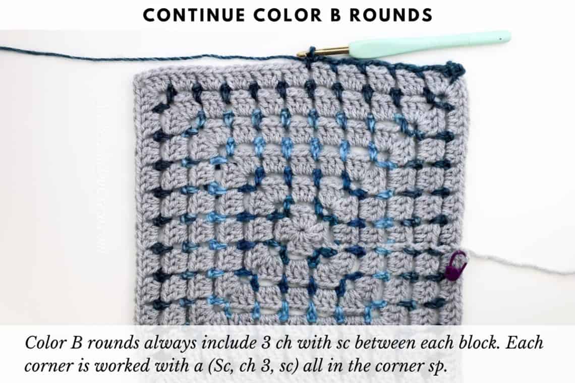 How to Crochet a Block Stitch Square » Make & Do Crew
