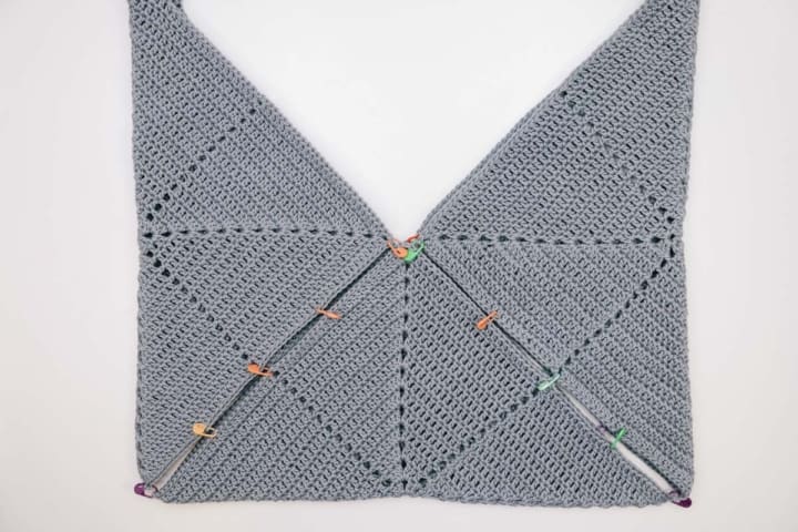 Crochet Origami Tote Bag - Free Pattern + Tutorial » Make & Do Crew