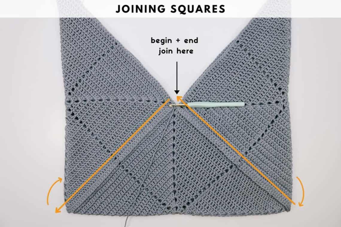 Crochet Origami Tote Bag - Free Pattern + Tutorial » Make & Do Crew