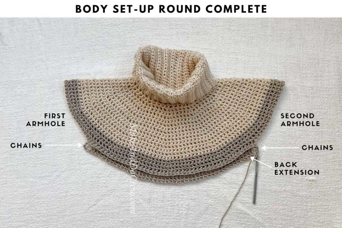 Easy Crochet Yoke Sweater - Free Pattern + Tutorial » Make & Do Crew