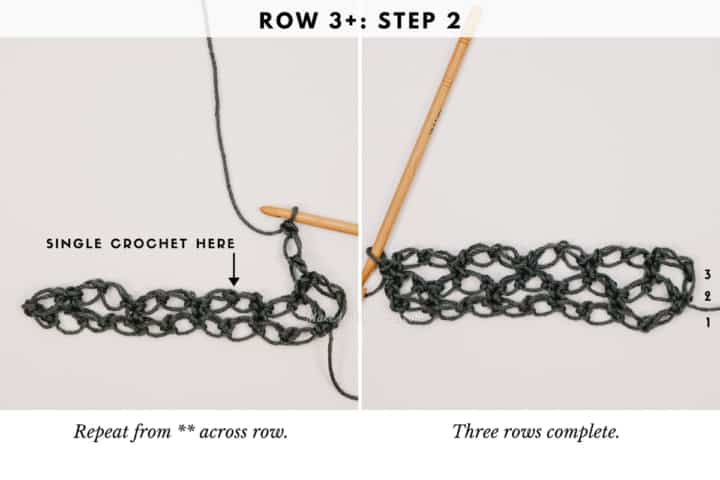 How to Crochet the Solomon's Knot Stitch - Photos + Video (photos + video)