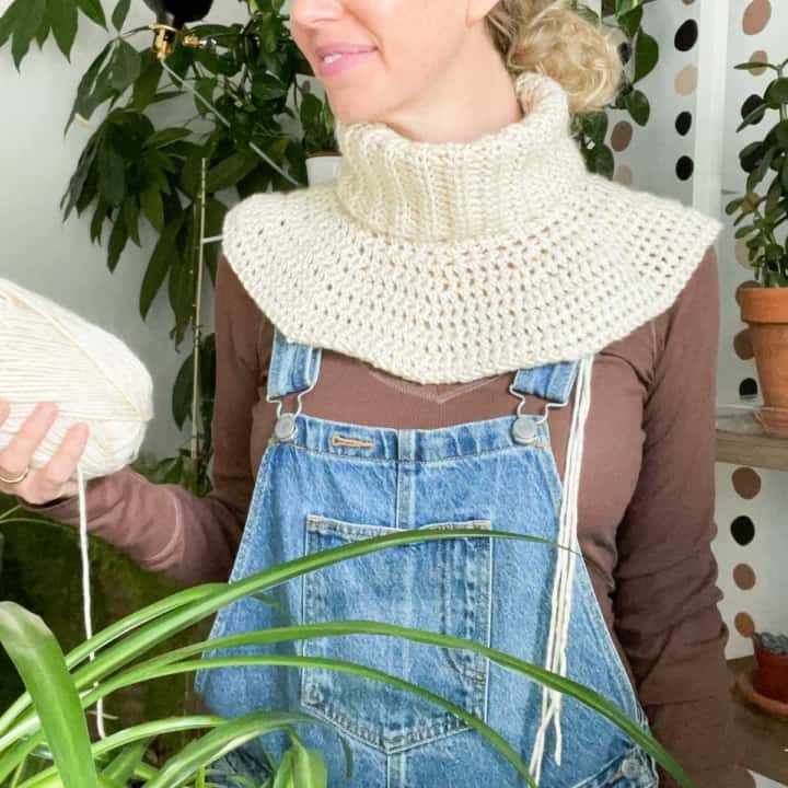 Easy Crochet Yoke Sweater - Free Pattern + Tutorial » Make & Do Crew