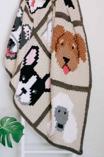 C2C Crochet Doodle Dog Free Pattern [adorbs!] » Make & Do Crew