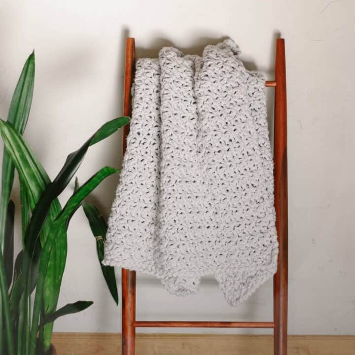 Muted, Modern Rainbow C2C Crochet Blanket Pattern