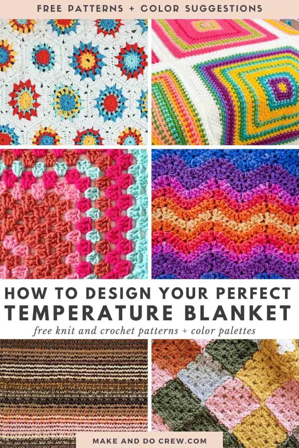 How To Design a Temperature Blanket + 25 Free Patterns