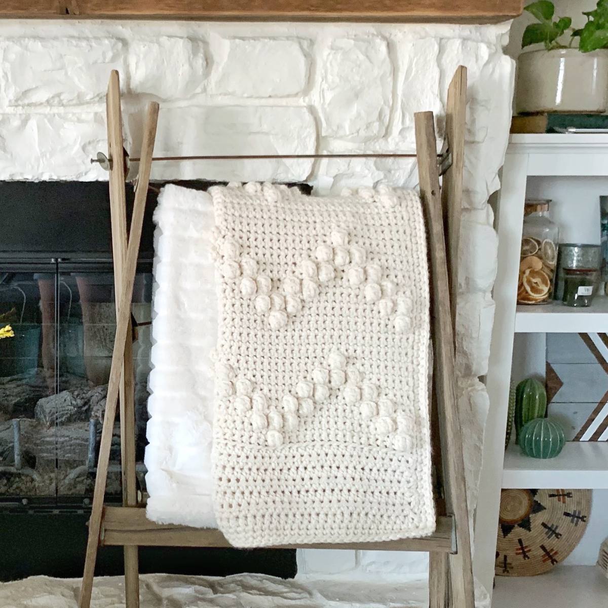 How to Crochet a Blanket + Free Beginner Pattern
