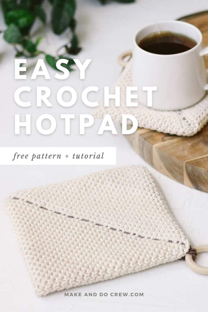 Easy Crochet Potholder - Double-Thick Thermal Pattern