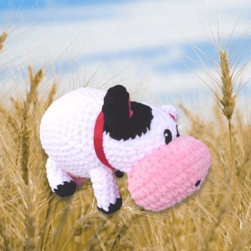 20 Cute Free Crochet Cow Patterns » Make & Do Crew