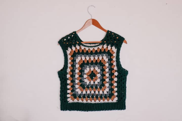 Easy Granny Square Vest - Free Crochet Pattern » Make & Do Crew