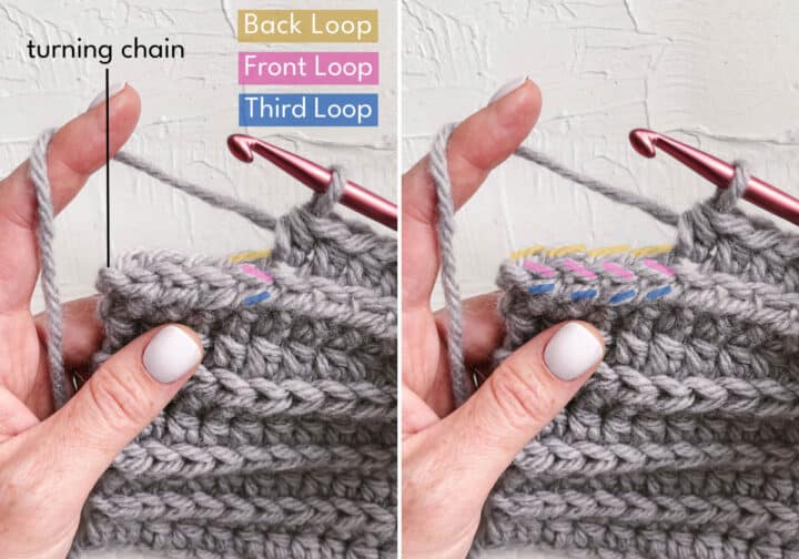 How to Half Double Crochet Stitch (HDC) for Beginners