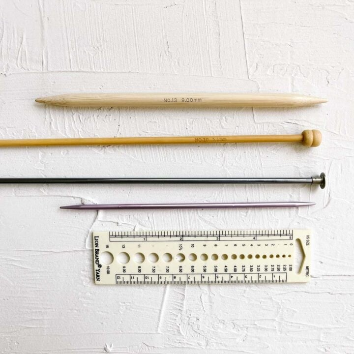 Knitting Needle Sizes Explained + Printable Conversion Chart