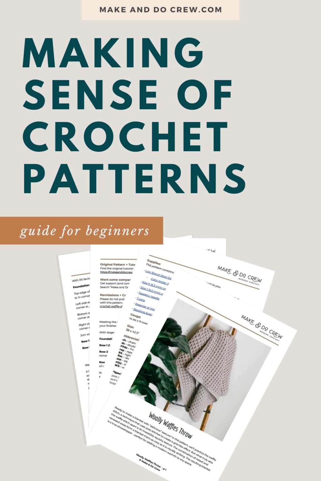 How To Read Crochet Patterns | A Non-Scary Beginner's Guide