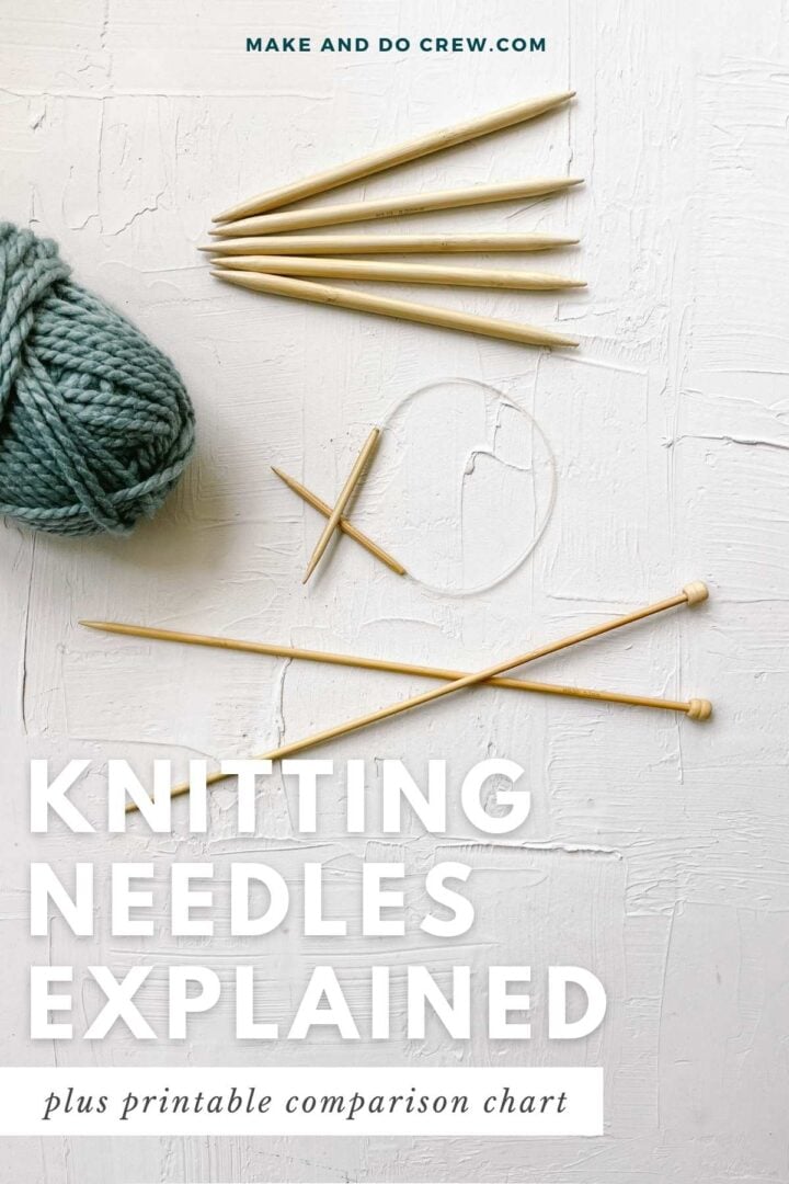 Knitting Needle Sizes Explained + Printable Conversion Chart