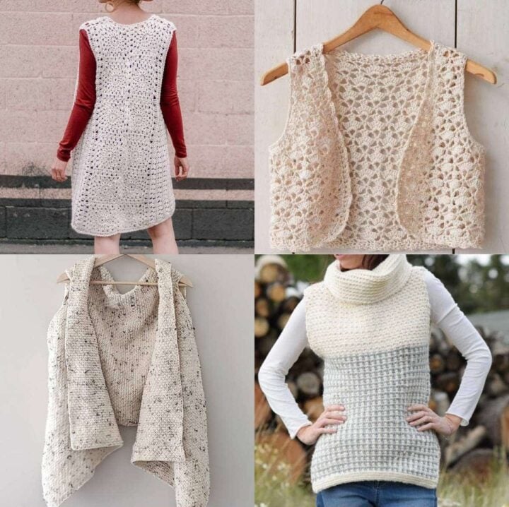 27 Easy Crochet Vest Patterns for Year-Round Style
