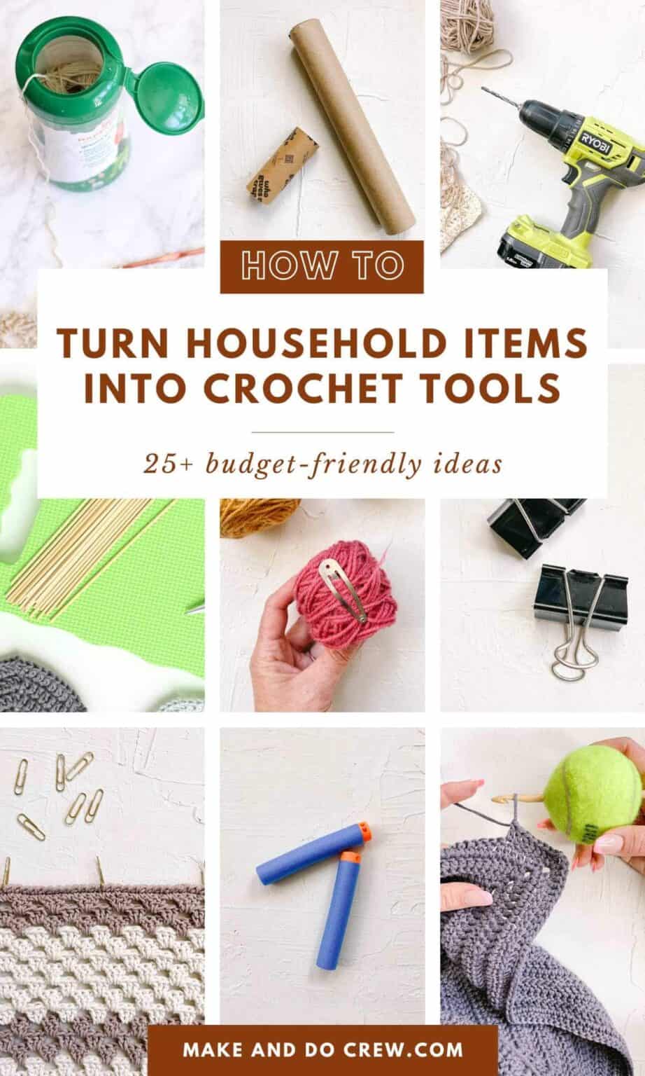 Viral Crochet Tools to Make From Stuff in Your Junk Drawer » Make & Do Crew
