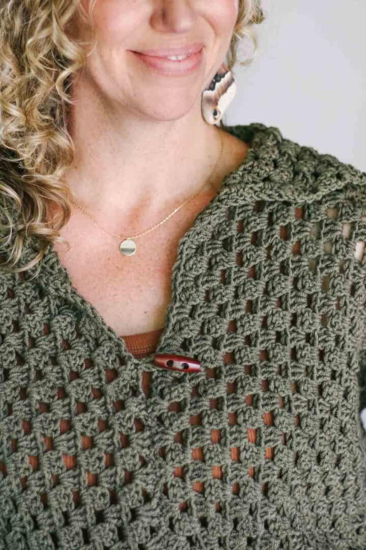 Cropped Hexagon Sweater - Free Crochet Pattern » Make & Do Crew