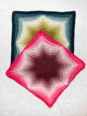Supernova Crochet Square Star Blanket Pattern + Video